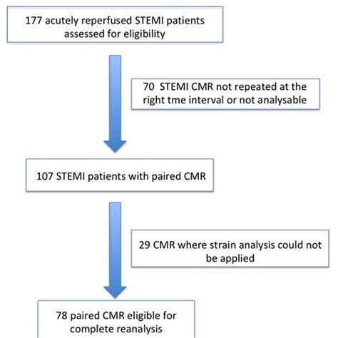Recruitment Flow Chart Stemi St Elevation Myocardial Infarction Cmr