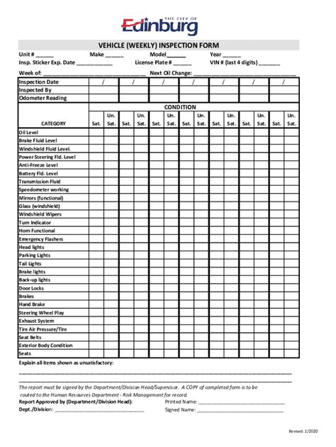 Fillable Online Safetyculture Comchecklistsvehicle InspectionVehicle