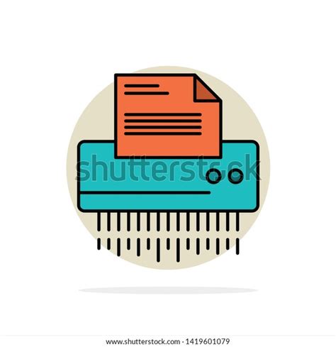 Shredder Confidential Data File Information Office Stock Vector Royalty Free 1419601079