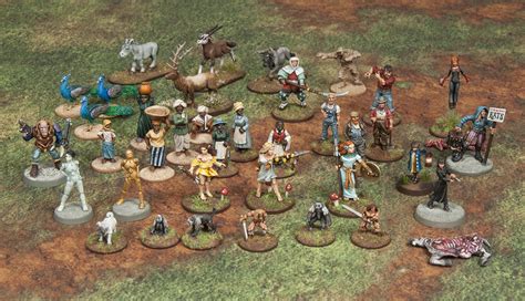 Dr Mathiass Miniature Extravaganza Foundry Elf Nymphs And Mushroom