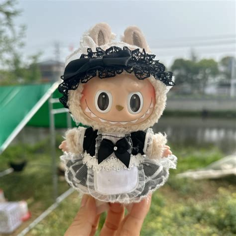 Jual 【17cm】 Pop Mart Labubu Macaron Labubu Boneka Bajunya Pakaian