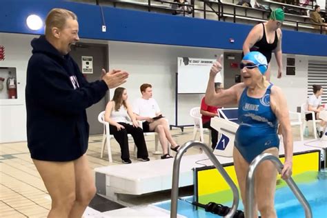 99 Year Old Swimmer Breaks 3 World Records On The Same Day