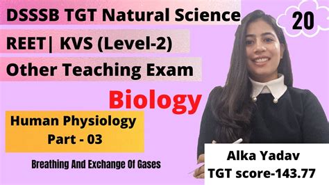 DSSSB TGT Natural Science REET KVS Biology Lecture 20 Human