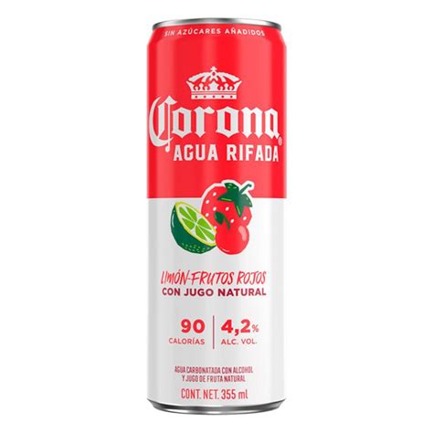 Seltzer Corona Agua Rifada Frutos Rojos 355 Ml Soriana