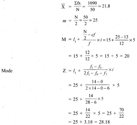 Rbse Solutions For Class 11 Economics Chapter 8 Arithmetic Mean