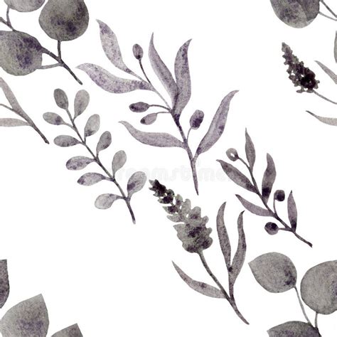 Рука вычерченная текстура Watercolour Картина Watercolour безшовная с