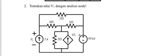 2 Tentukan Nilai V1 Dengan Analisis Node StudyX