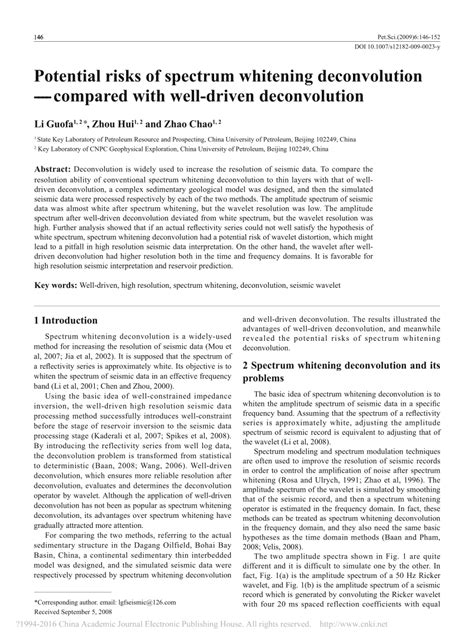 Pdf Analysis Of The Ambiguity Of Log Constrained Seismic Impedance Inversion