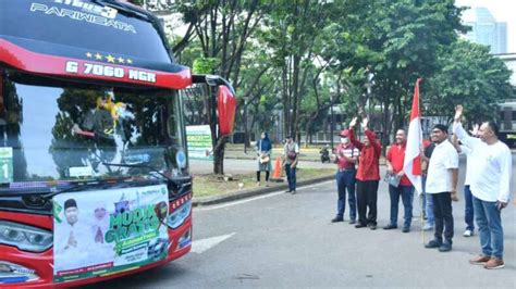 Lepas Mudik Gratis Jakarta Sumenep Bupati Fauzi Semoga Selamat Dalam