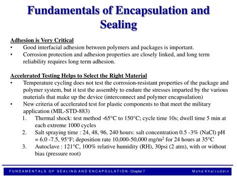 Ppt Fundamentals Of Sealing And Encapsulation Powerpoint Presentation Id 9119457