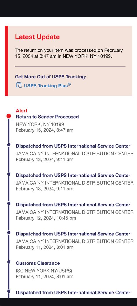 Return To Sender Processed Ruspscomplaints