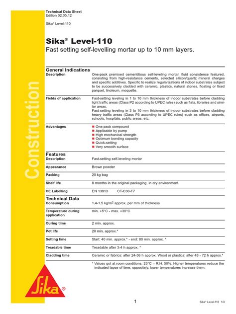 Sika Level 110 Pdf