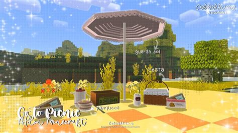 Go To Picnic Addon Minecraft Addons ⁞ Colenkkuma Youtube