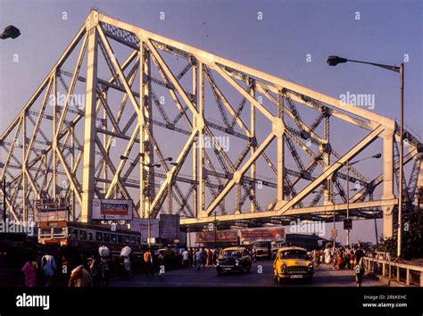 Howrah Bridge Built In 1941 Rabindra Setu In Kolkata Or Calcutta