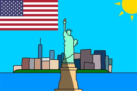 Flag Of New York In The Style Of River Gee County Liberia R