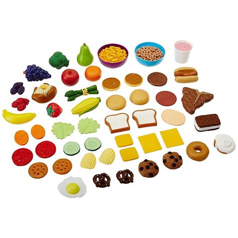 Learning Resources New Sprouts Complete Play Food Set 50 Pieces