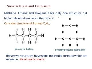 13 Hydrocarbons Organic Compounds Physical And Chemical Properties