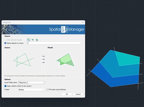 Spatial Manager For Autocad Polygon Tools