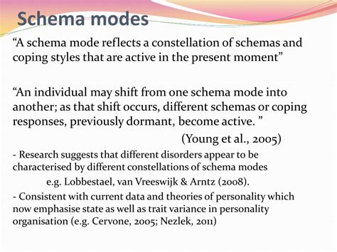 Ppt Schema Modes And Psychological Flexibility Processes An Approach