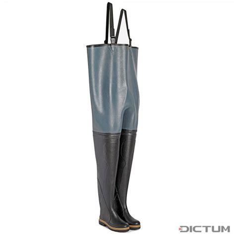 Le Chameau Océane Jersey Lined Waders Noir Size 39 Fliegenfischen