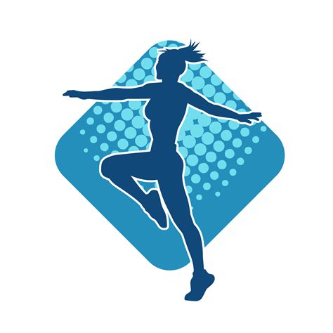 Silueta De Delgado Hembra Haciendo Ejercicio Silueta De Un Deportivo Mujer Haciendo Gimnasio