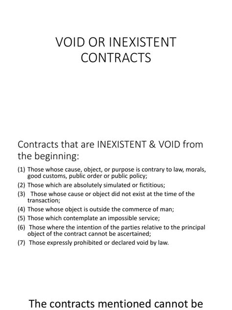void contracts pdf