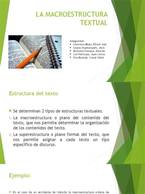La Macroestructura Textual Concepto Ejemplos Y Funciones Pdf