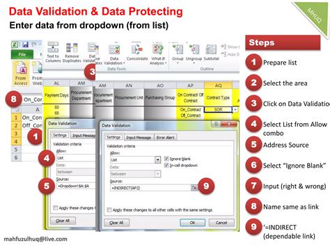 Ms Excel Advance Learning PPT