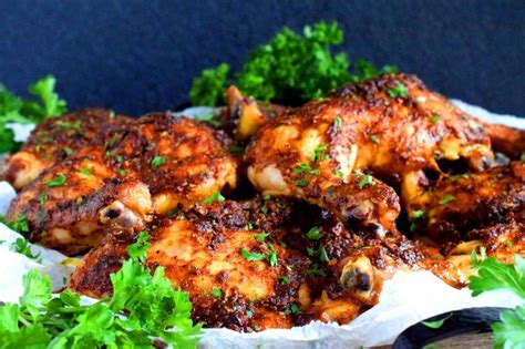 Oven Baked Spicy Barbecue Chicken Quarters Lord Byrons Kitchen