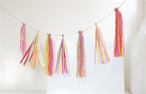 How To Make A Diy Tassel Garland Video Tutorial