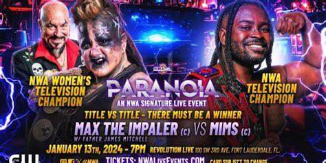 Max The Impaler To Face Mims In World Television Title Unification