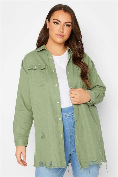 Plus Size Denim Shirts Yours Clothing
