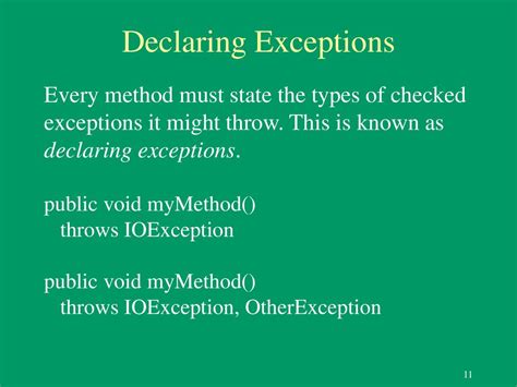 chapter 13 exception handling ppt download