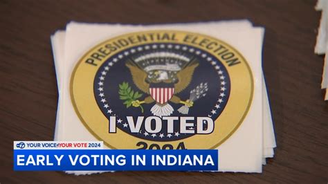 Indiana Governor Race Early Voting Participants Choose Between
