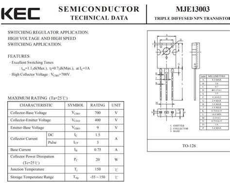 Transistor 13001 13002 13003 Yoreparo