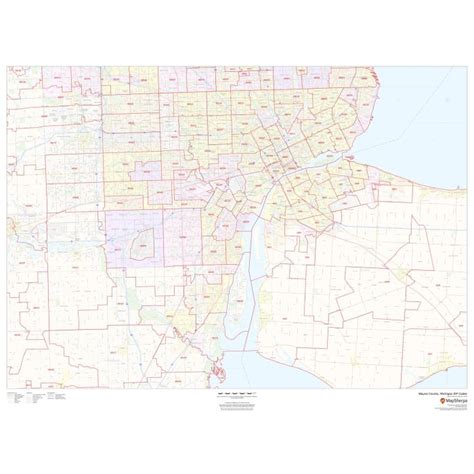 Wayne County Zip Code Map FORT WAYNE Indiana IN ZIP Code Map