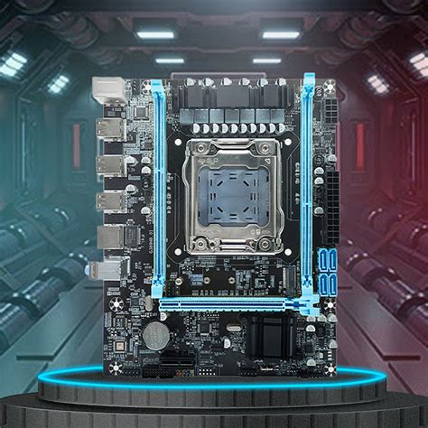 Placa Base X79 Micro Atx 1000 Mbps Lan Placa Base De Computadora