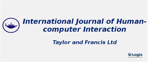 Human Computer Interaction Impact Factor S Logix