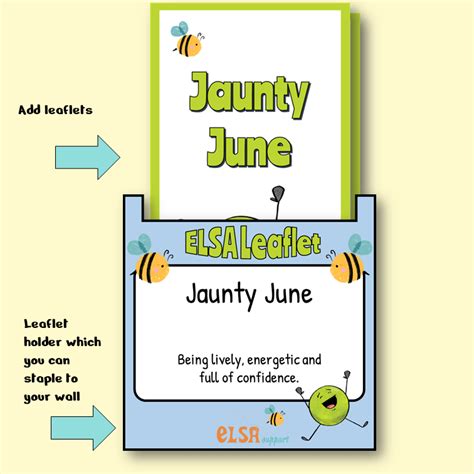 Jaunty June Pupil Leaflet Item 652 Elsa Support
