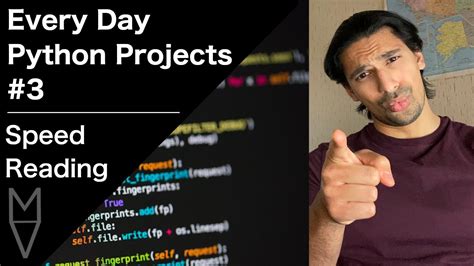 You Can Speed Read With Python 0003 Youtube