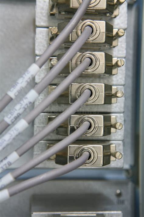 Network Connections Going Into Rack Picture Image 5647003