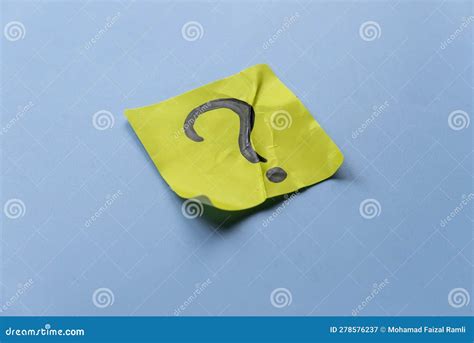 Qanda Or Questions And Answers Concept Yellow Sticker With Handwritten