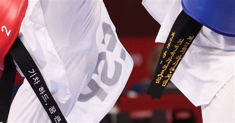 태권도 금·은메달의 한글 띠 기차 하드 꿈 큰