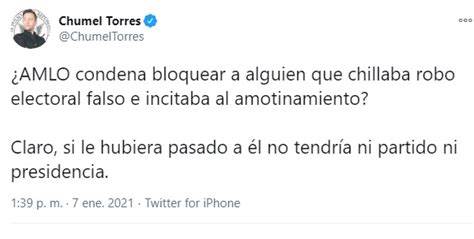 Así se burlaron Loret y Chumel Torres de AMLO por criticar censura contra Trump Infobae