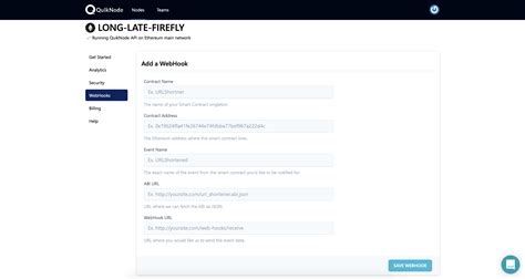 webhooks for ethereum smart contract events r quiknode