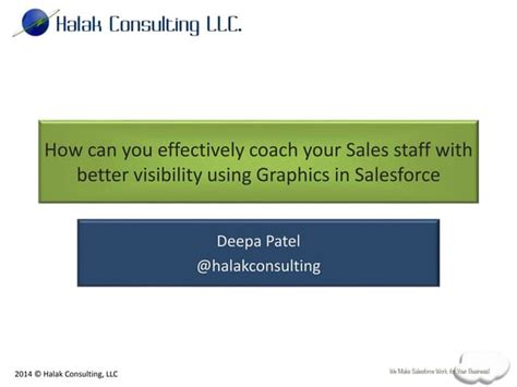 Effectively Coach Your Sales Staff With Graphical Images In Salesforce