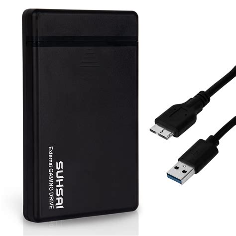 別倉庫からの配送 Suhsai 25インチ ウルトラスリム ポータブル 外付けハードドライブ Usb 20 1tb メモリ拡張 Hdd