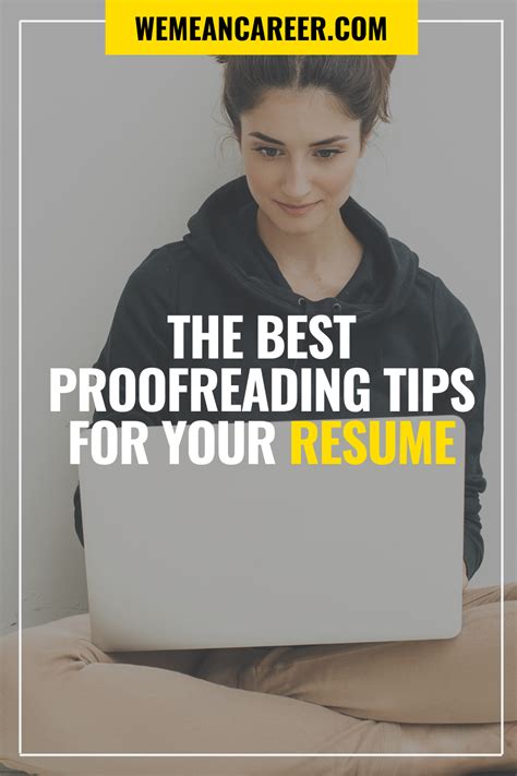 How To Proofread Your Resume Resume Resume Writing Tips Resume Pdf