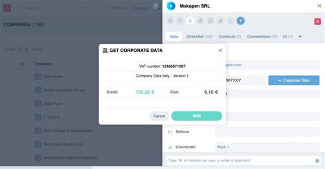 Integration With Corporate Data Mokapen