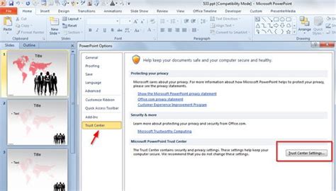 How To Disable Protected View In Microsoft Powerpoint